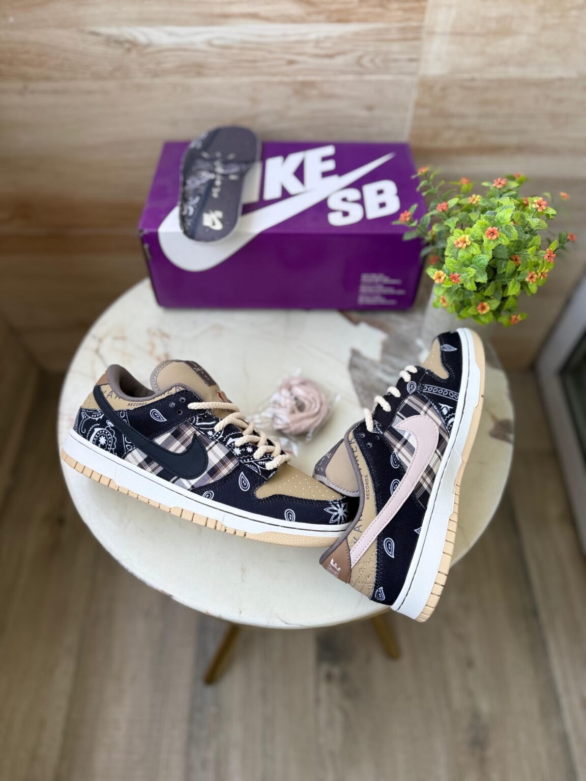 SB Dunk Travis Scott Street Shoes | 7AShoes First Copy