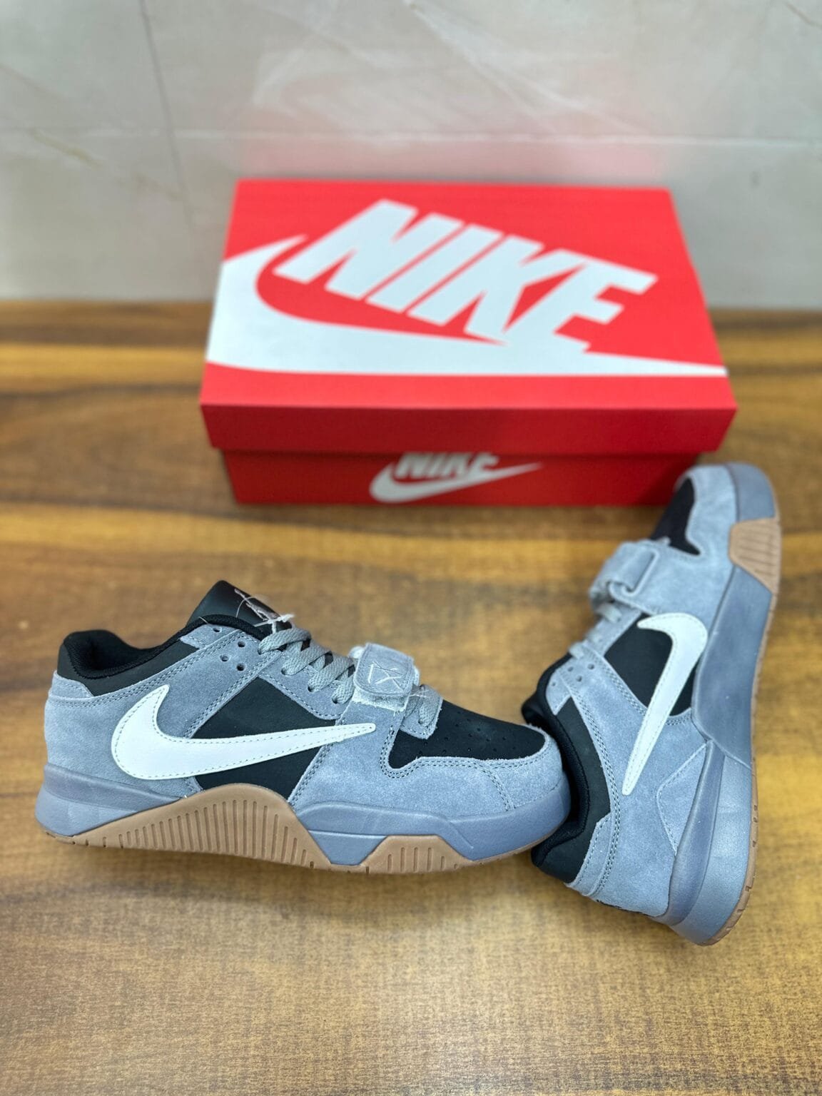 Jumpman Jack Tr Travis Scott Grey Sneakers | 7AShoes First Copy
