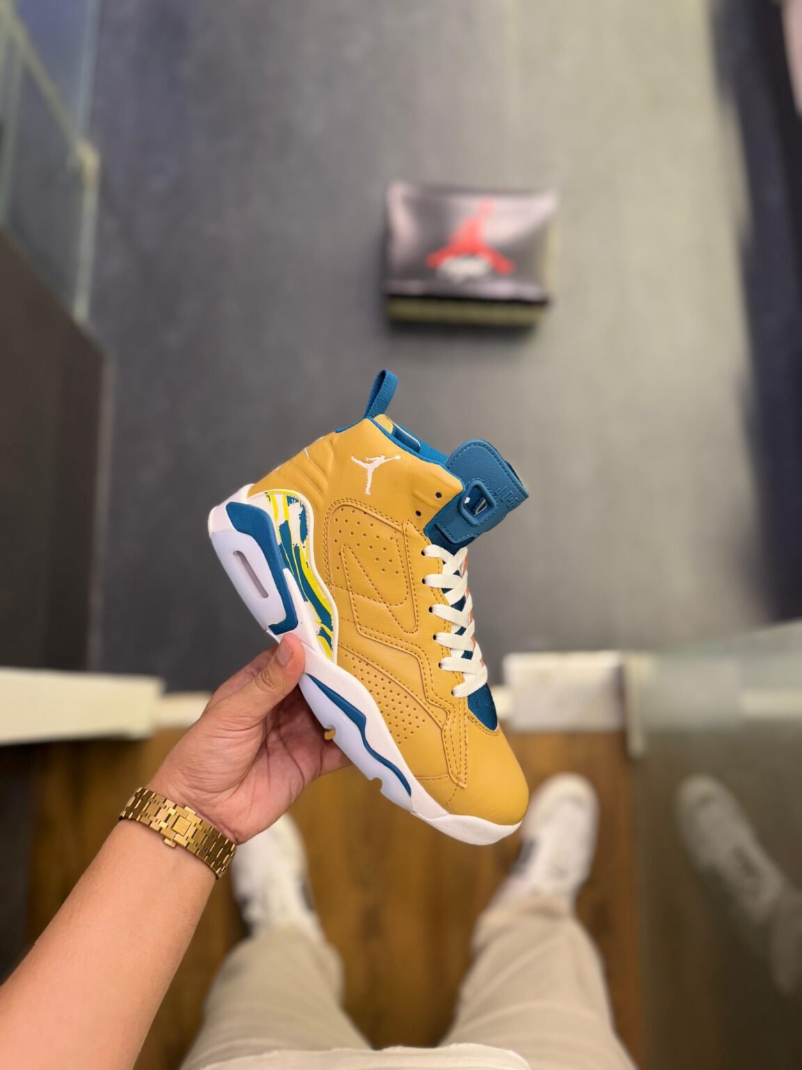 Retro 6 Jumpman MVP Yellow Sneakers | Casual Shoes